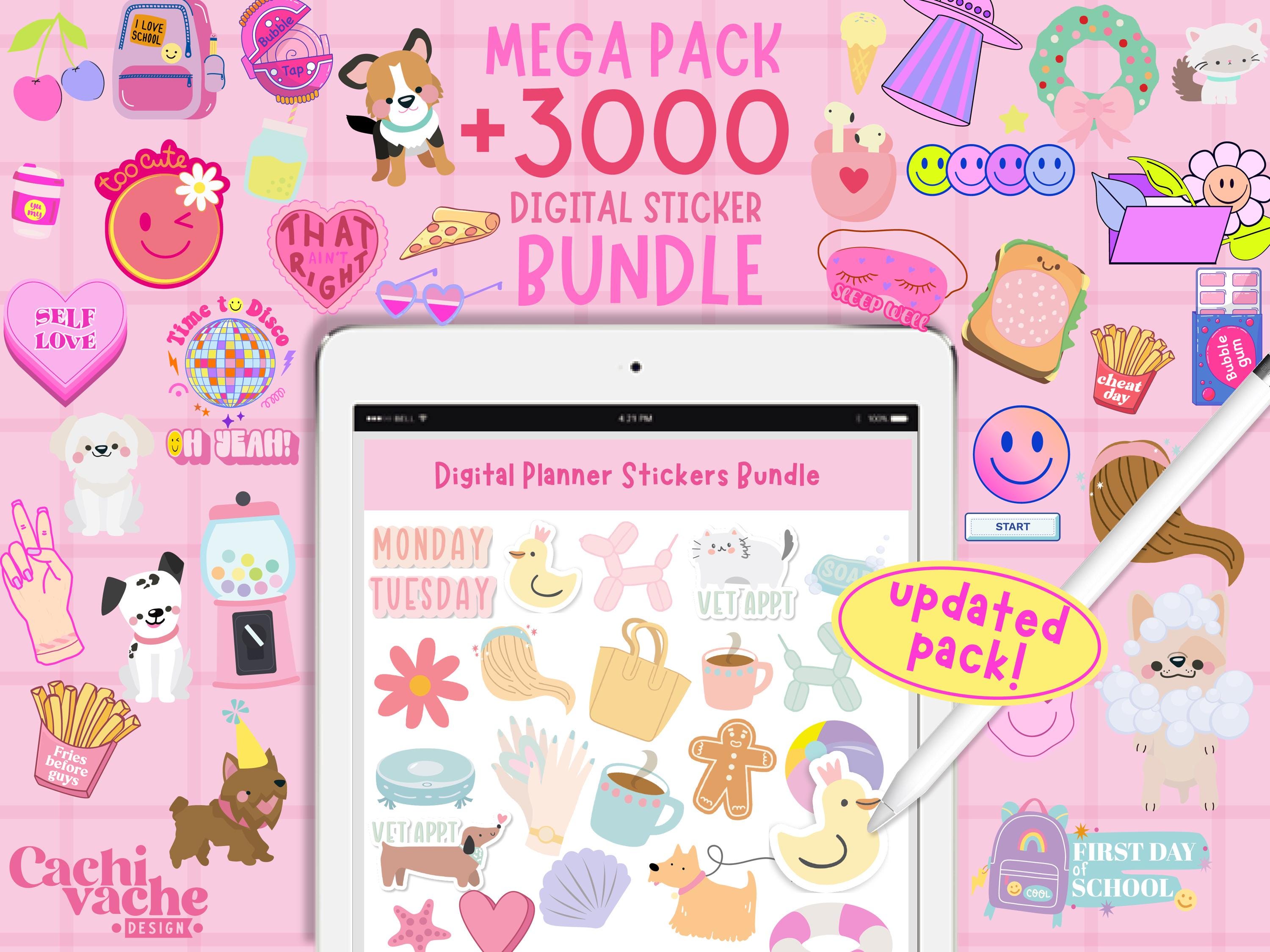 2026 Digital Planner Stickers Bundle | +3000 Whole Shop Digital ...