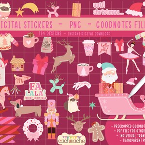 Christmas Digital Planner Stickers, Everyday Planner Stickers ...