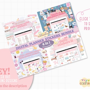 Digital Planner Stickers for Back to School, 300 Stickers for Students ...