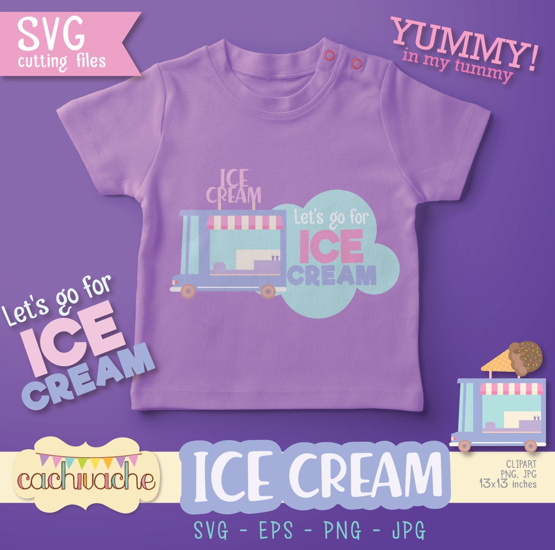 Ice Cream Svg Files, Ice Cream Cutting Files for Different Projects in ...