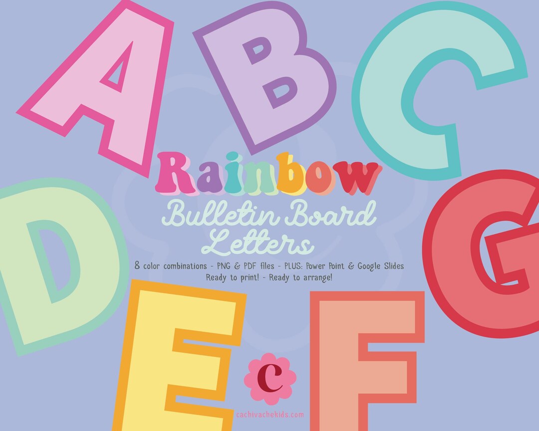 Printable Bulletin Board Letter Size Paper Classroom Decoration Wall ...