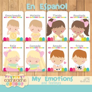 Emotions and Feelings Flashcards, Printable Emotions Flash Cards ...