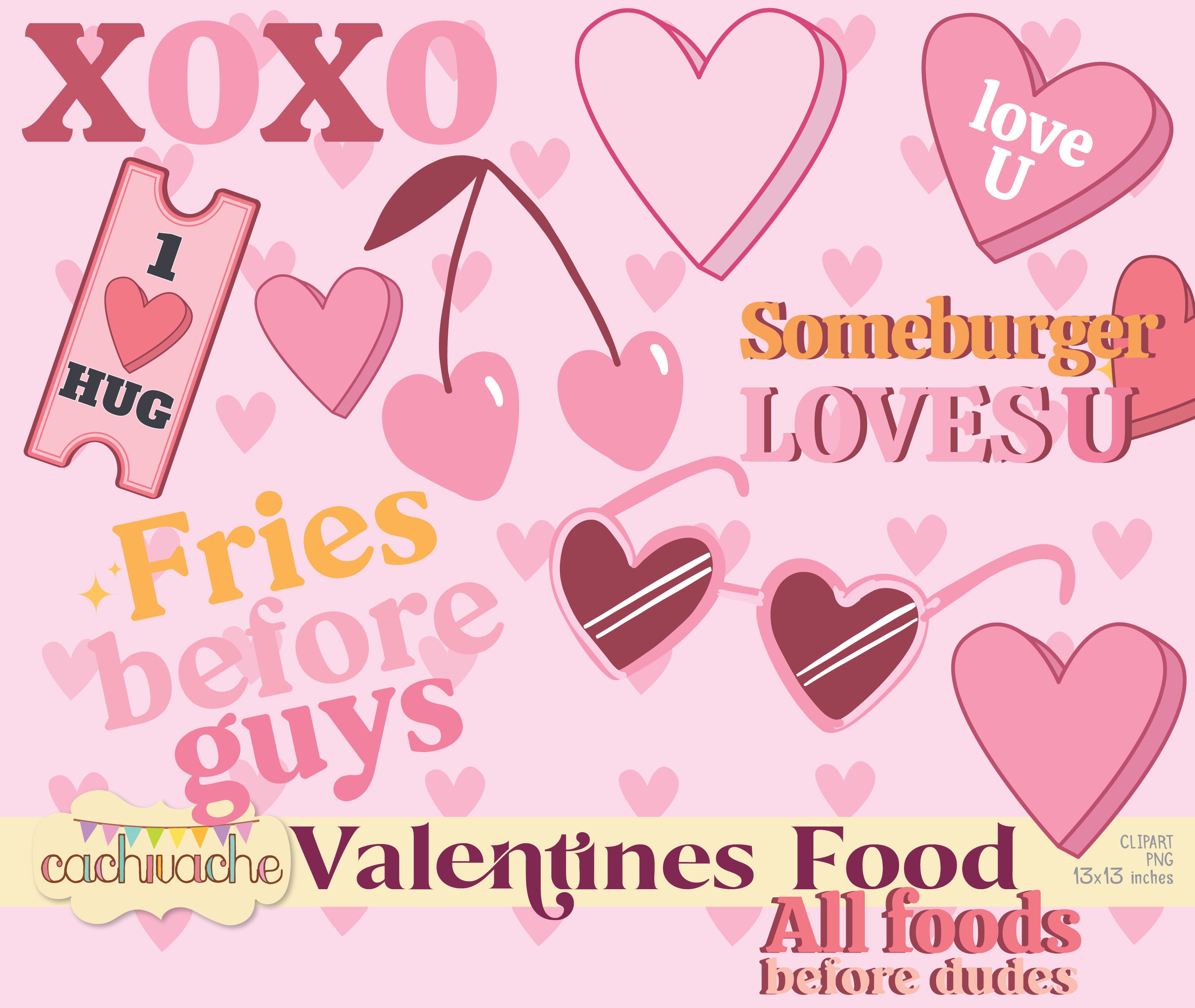 Valentines Clipart - 19 Food Lover Clipart, Cake Clipart, Friendship ...