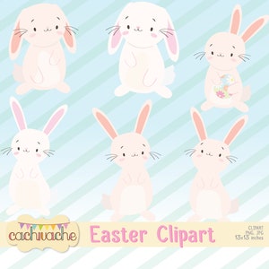 Easter Clipart - License Free Easter Bunny Clipart - Cute Easter Eggs ...