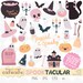 Halloween Clipart, Halloween Bundle Designs, Pink Halloween Bundle ...