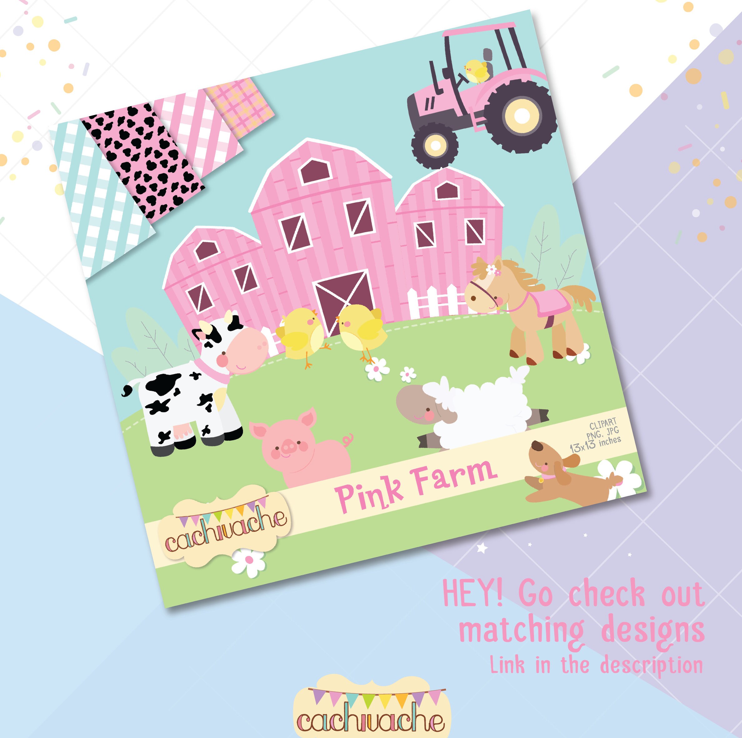 Granja svg granero svg svg vaca svg caballo pollito svg - Etsy España