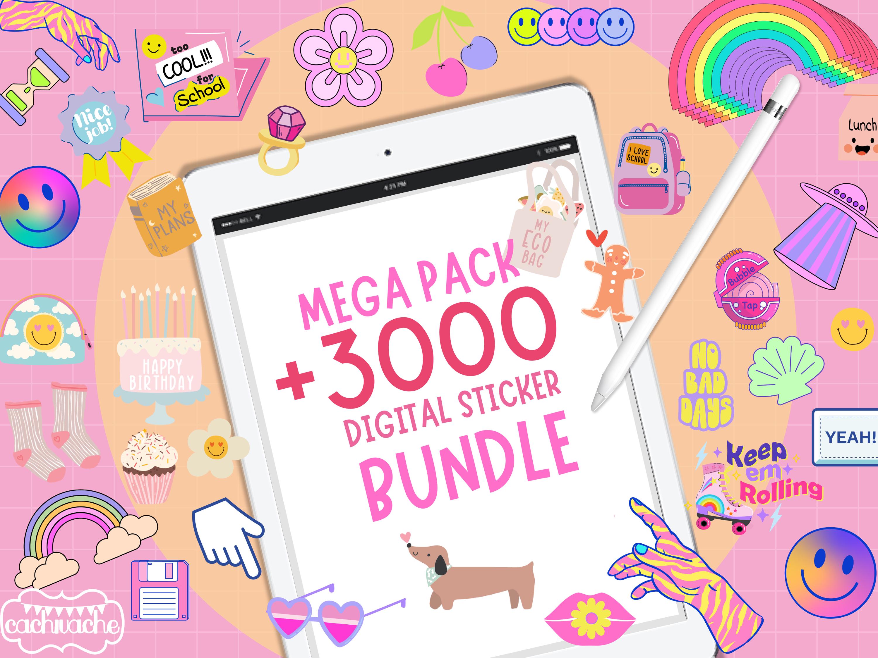 2026 Digital Planner Stickers Bundle | +3000 Whole Shop Digital ...