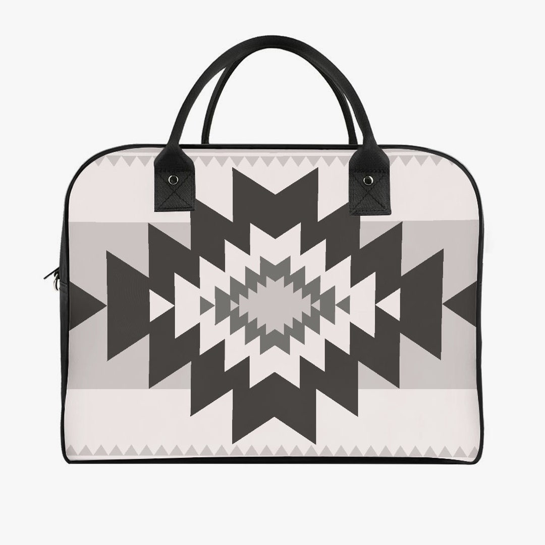Large Navajo Aztec Design Travel Bag Mexican-inspired Handbag Durable ...