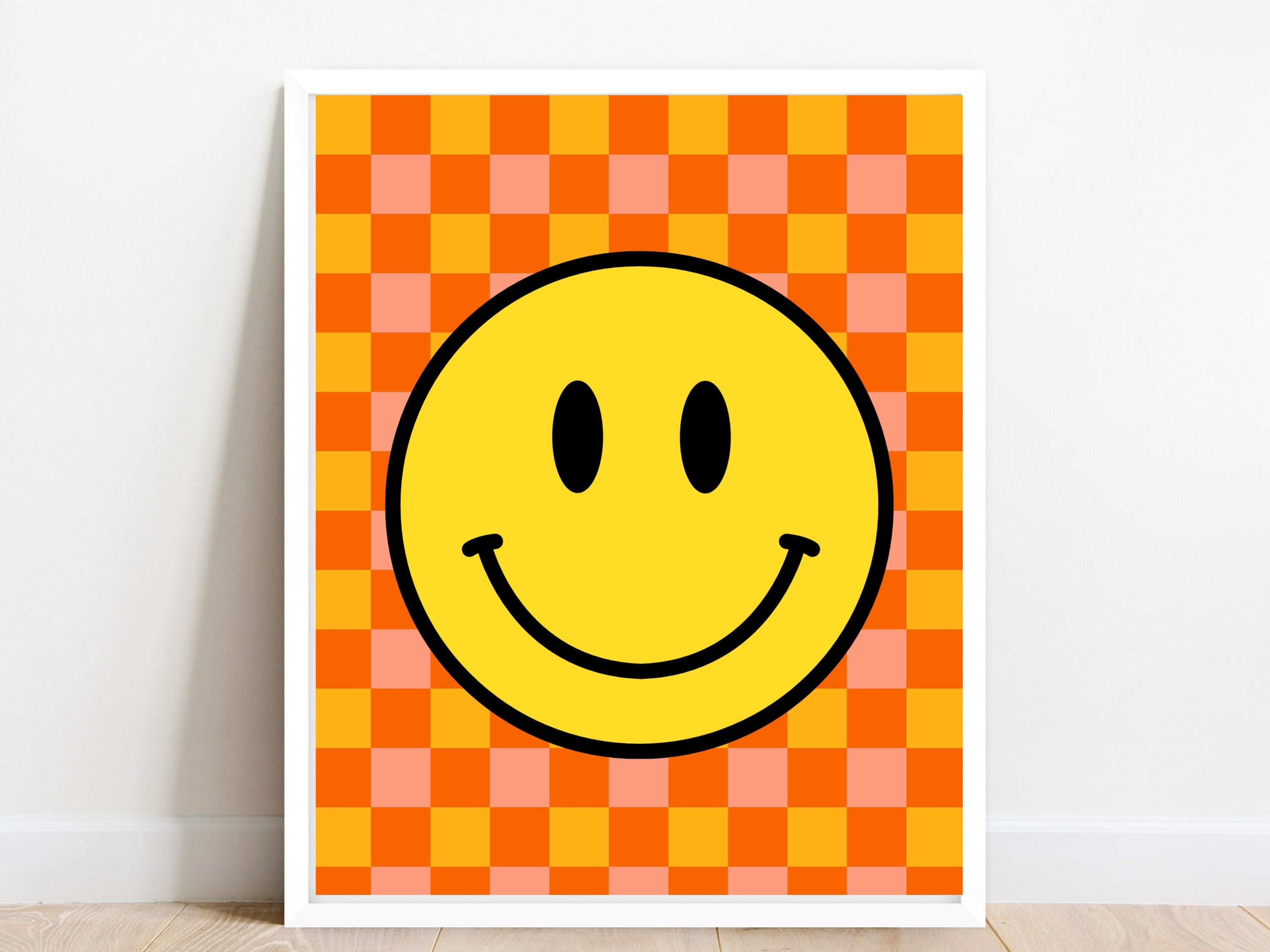 Smiley Face Print, Digital Download, Bright and Uplifting Wall Decor ...