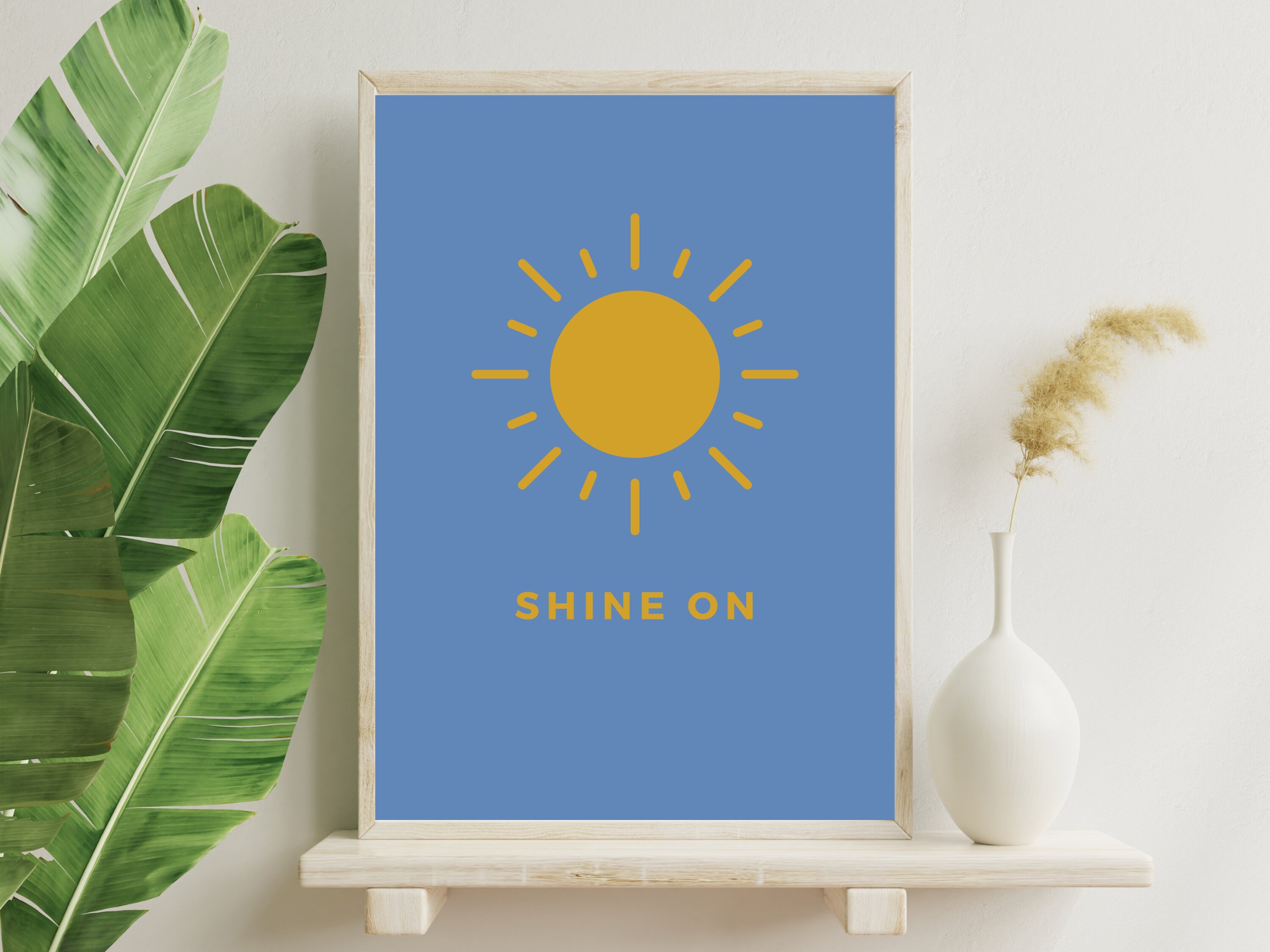 Sunshine Printable, Sun Wall Art, Uplifting Motivational Print, Poster ...