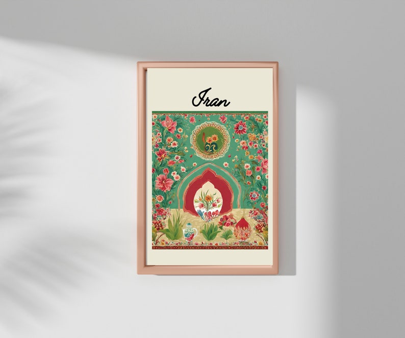 Iran Wall Art Instant Digital Art Download Iranian New Year Wall Decor ...