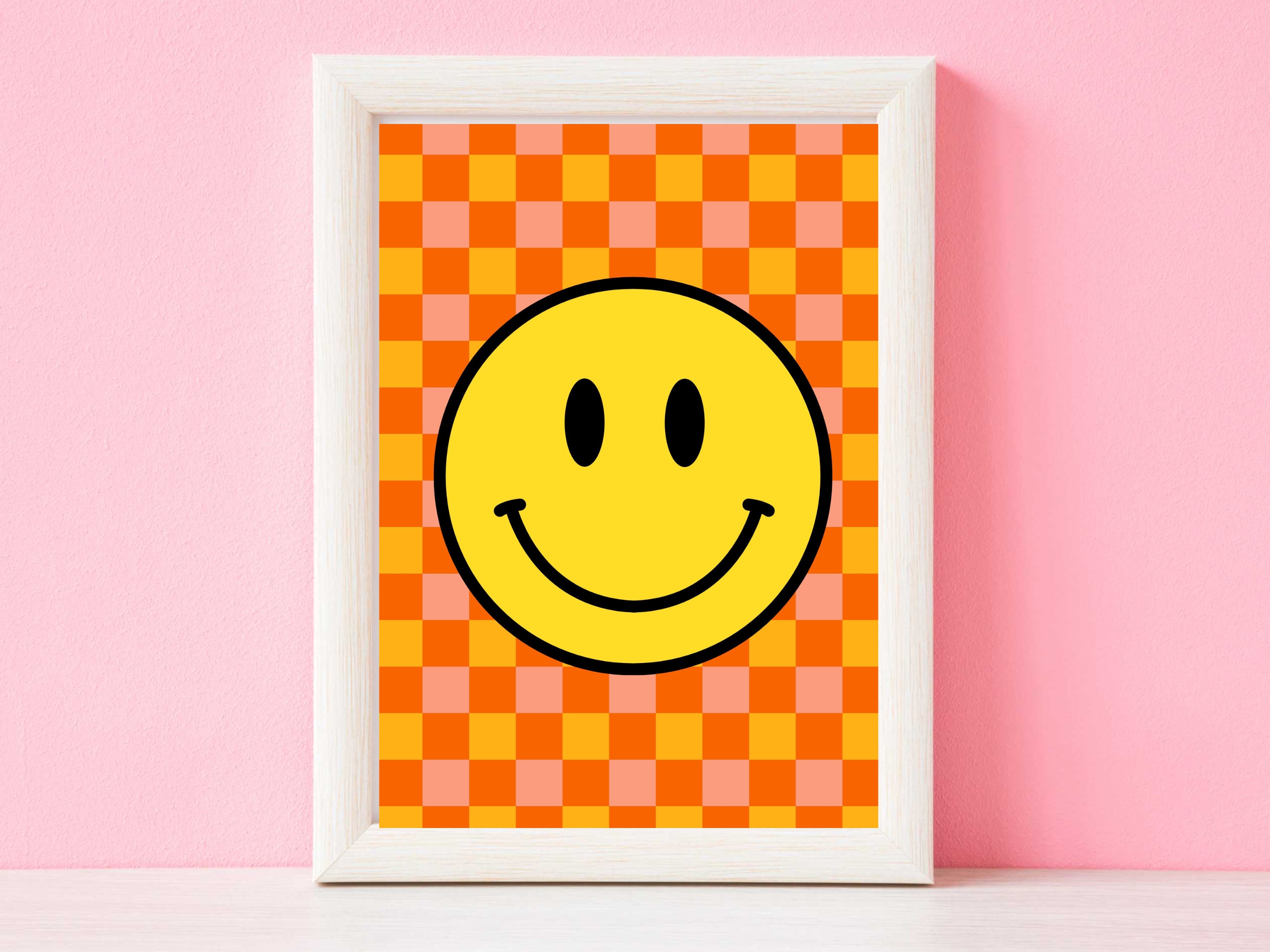Smiley Face Print, Digital Download, Bright and Uplifting Wall Decor ...