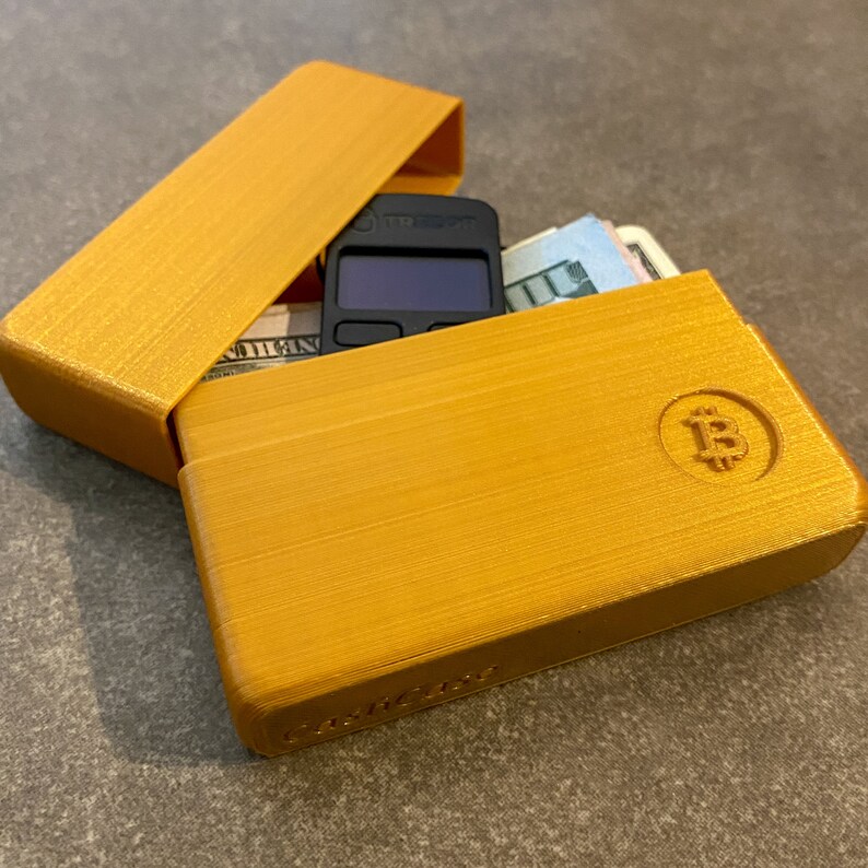 Bitcoin Wallet Crypto 3D Printed Wallet Slim Wallet | Etsy Bitcoin Wallet Crypto 3D Printed Wallet Slim Wallet | Etsy