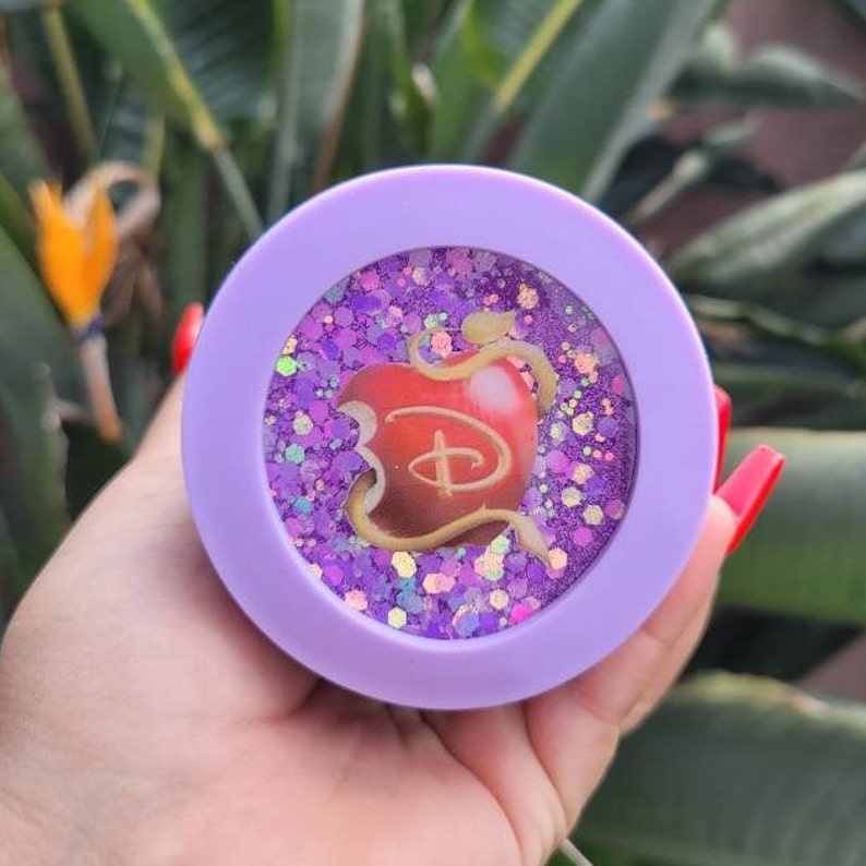 Descendants 12 Oz Cup Stainless Steel With Name Purple Holo - Etsy