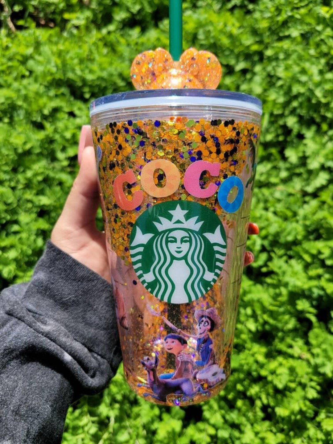 Coco Snowglobe Tumbler Halloween Starbucks Cup Venti Dia De Los Muertos ...