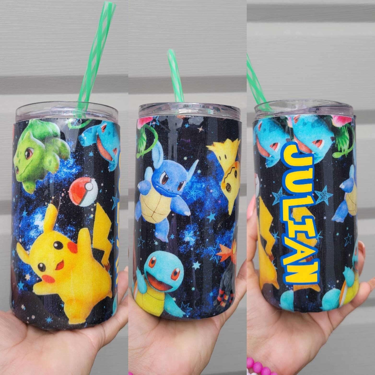 Pokemon Tumbler Stainless Steel Cup Personalizable | Etsy