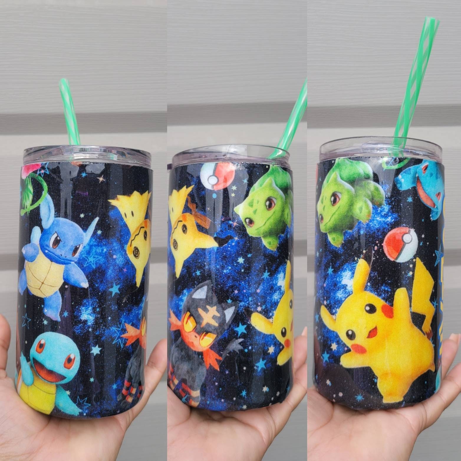 Pokemon Tumbler Stainless Steel Cup Personalizable | Etsy