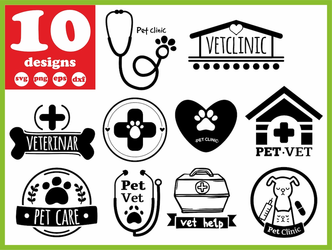 Veterinarian Svg File Vetlife Vector Vet Decal Pet Care for Cricut ...