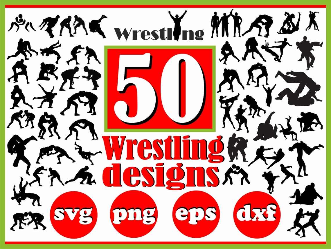 Wrestling Svg Wrestling Eps Sports Svg Wrestling - Etsy