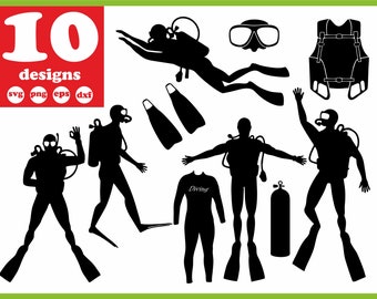 Scuba Dxf File - Etsy