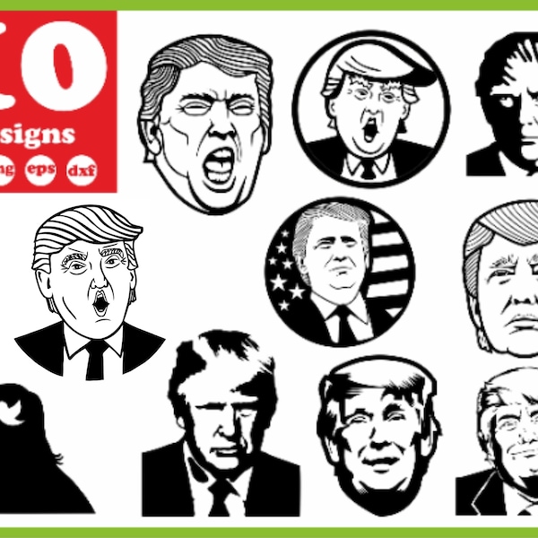 Trump Decals Digital Download - Etsy