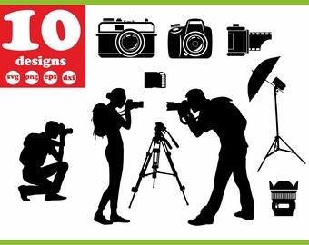 Camera Monogram Svg - Etsy