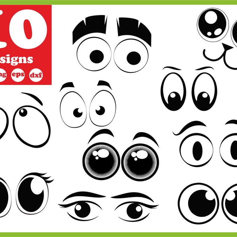 Eyes Svg - Etsy
