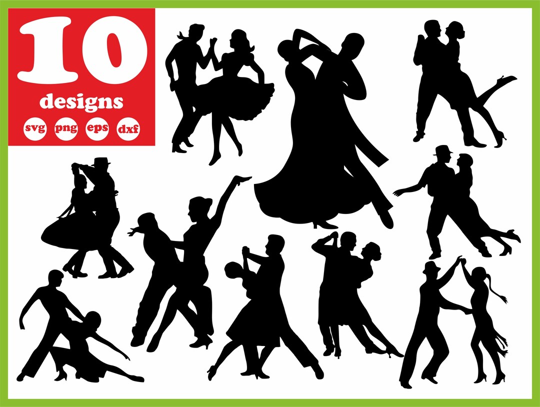 Dance Svg File Dancer Digital Team Download Teacher Silhouette Vector ...