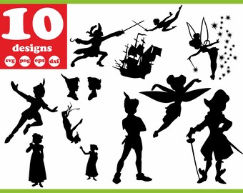 Peter Pan Vector - Etsy