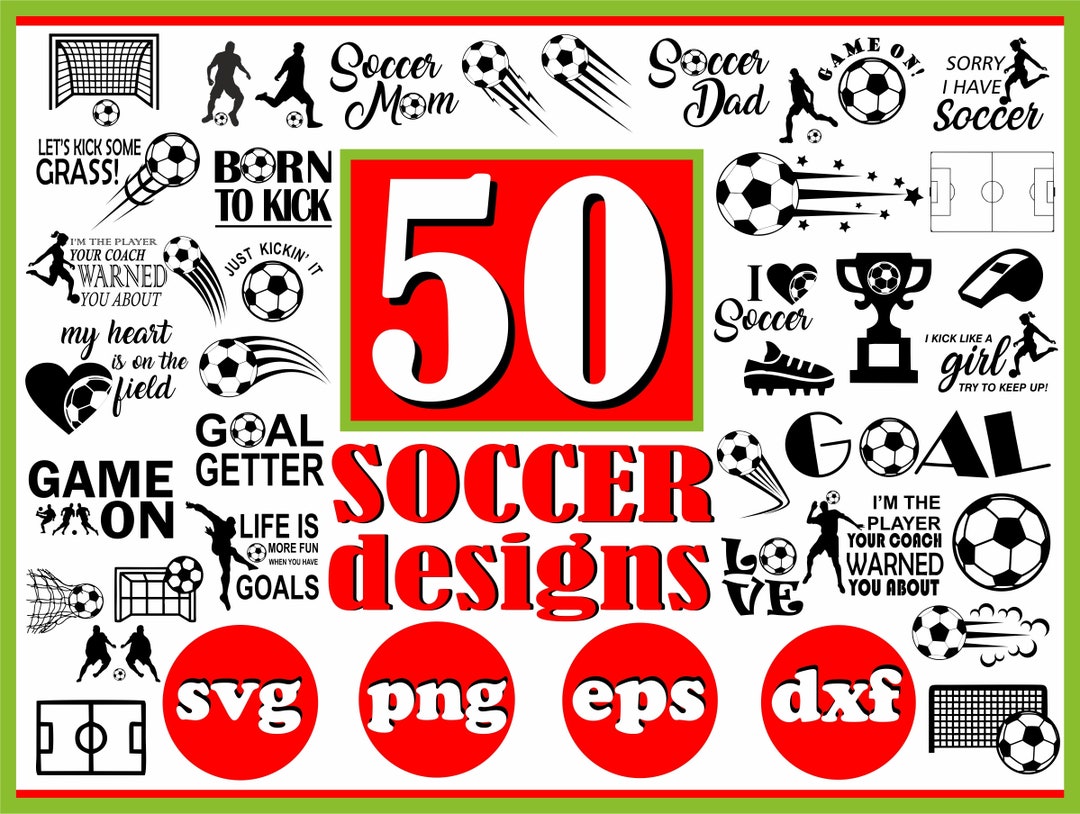 Soccer Svg Files for Cricut, Soccer Ball Svg, Soccer Clipart, Soccer ...