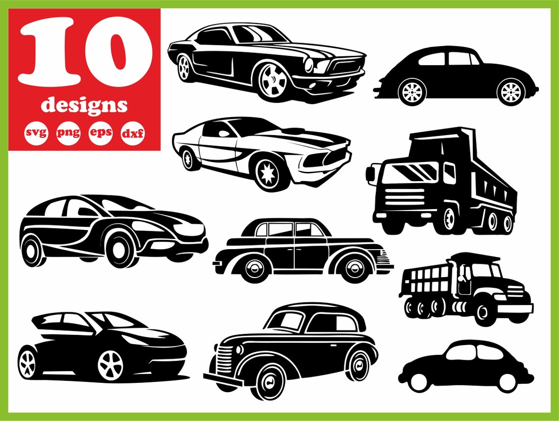 Car Svg File Sport Vector Retro Decal Race for Cricut Venicle | Etsy