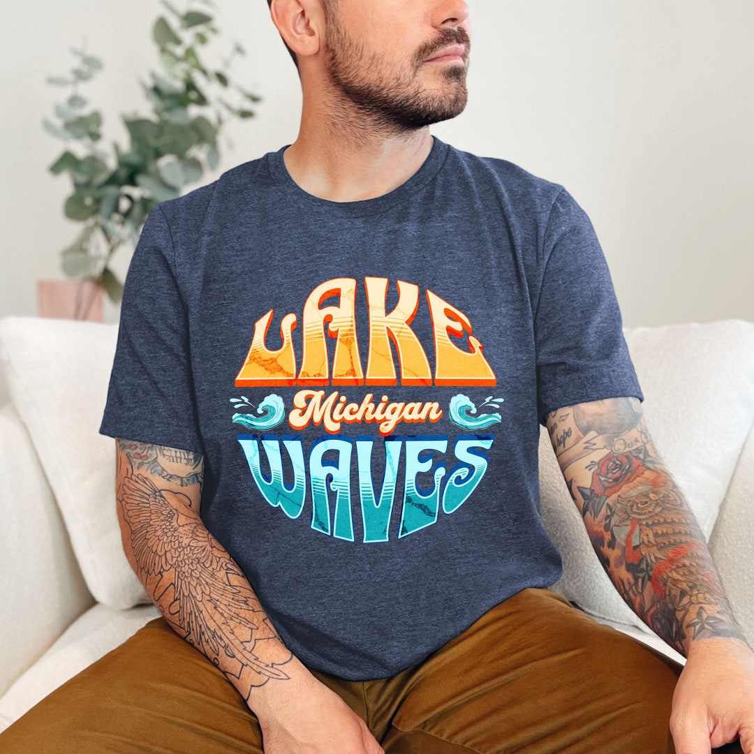 Word Art Lake Waves T-shirt Ideas, Lake Michigan Shirt, Family Lake ...