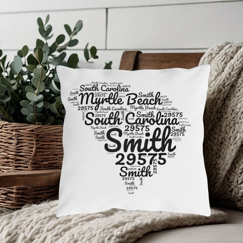 South Carolina Pillow - Etsy