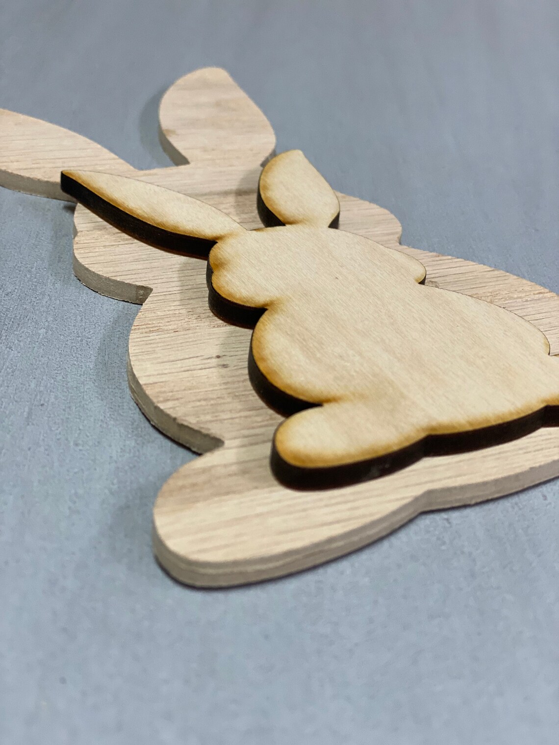 Easter Bunny, Wood Bunny, Bunny Decor, Unfinished Bunny, Bunny Shape ...