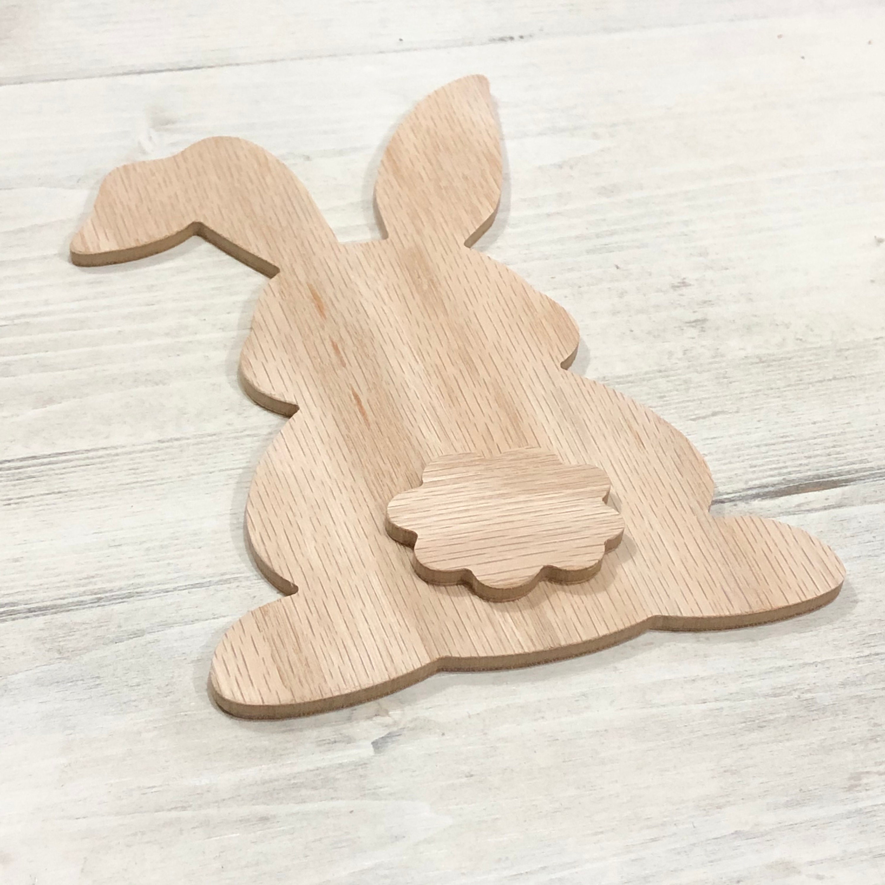 Easter Bunny, Wood Bunny, Bunny Decor, Unfinished Bunny, Bunny Shape ...