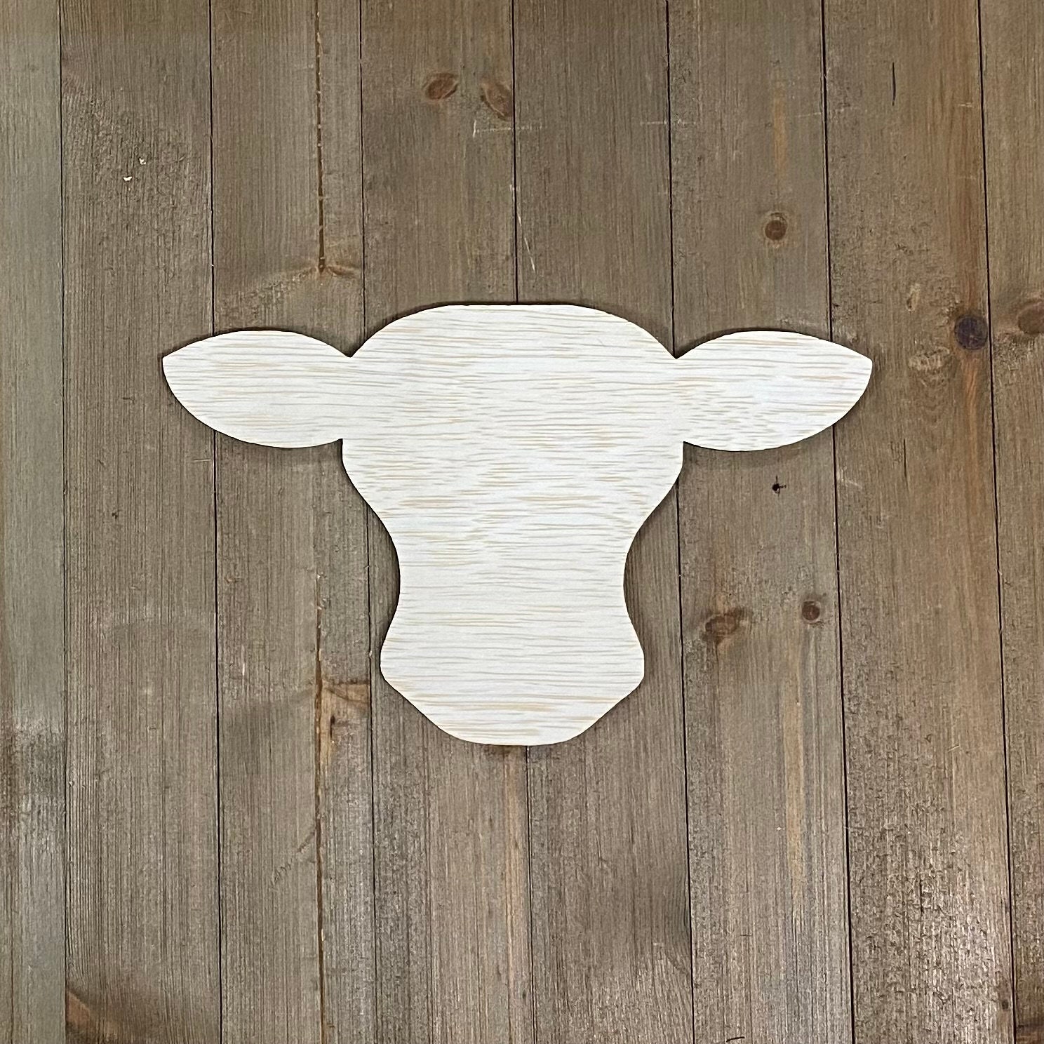 Wood Cow Head, Wood Cow, Cow Decor, Unfinished Cow Head, Cow Head Shape ...