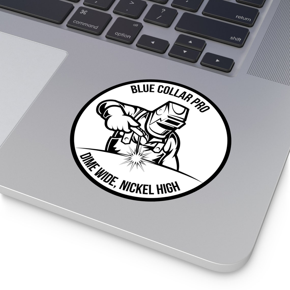 Welder Sticker Blue Collar Sticker Making Sparks Fabrication Sticker ...