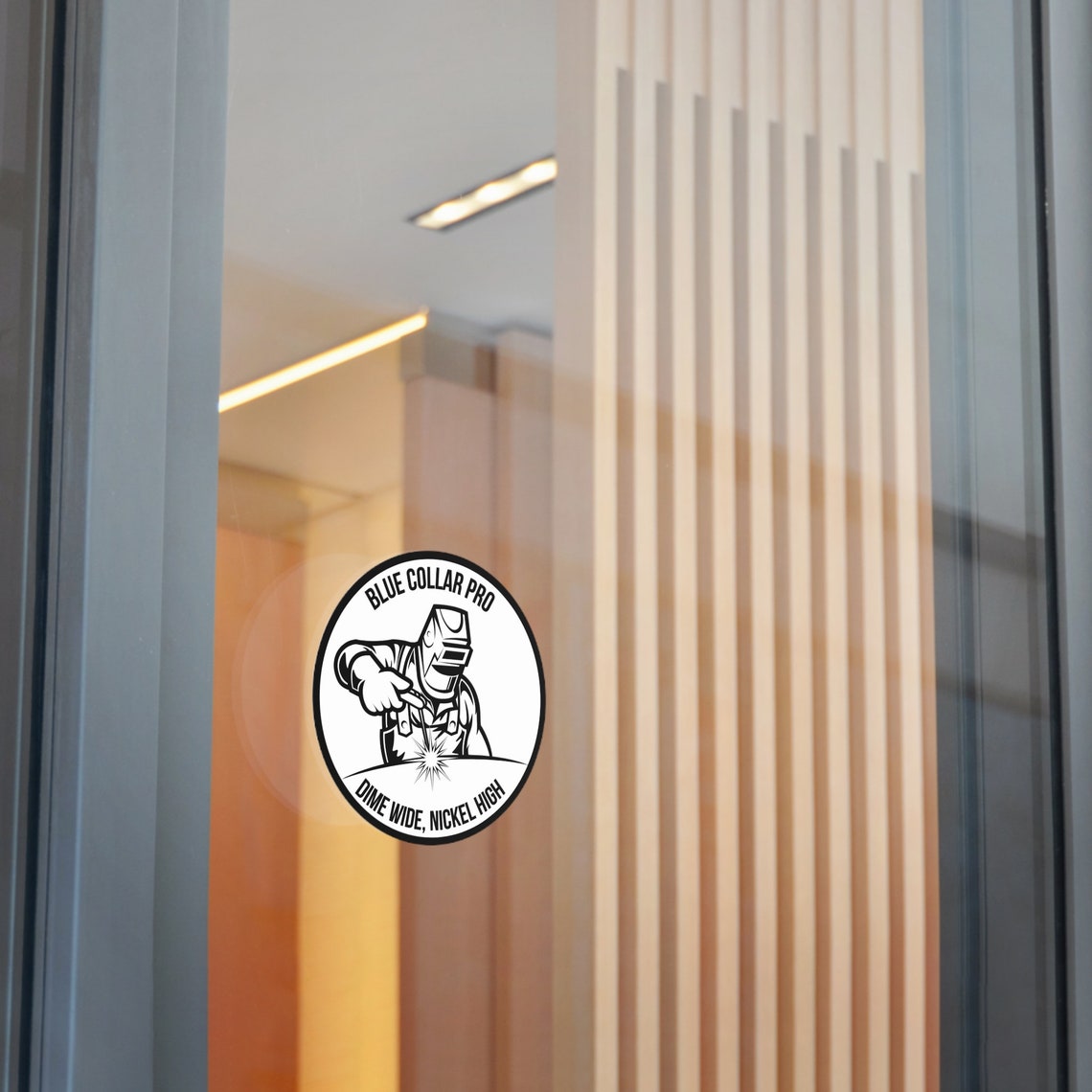 Welder Sticker Blue Collar Sticker Making Sparks Fabrication Sticker ...