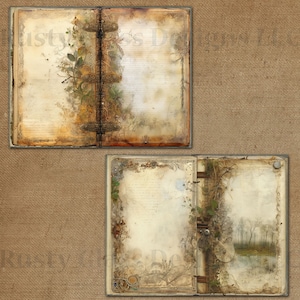 Lost Worlds Old Growth Forest Junk Journal Pages Printable Journal ...