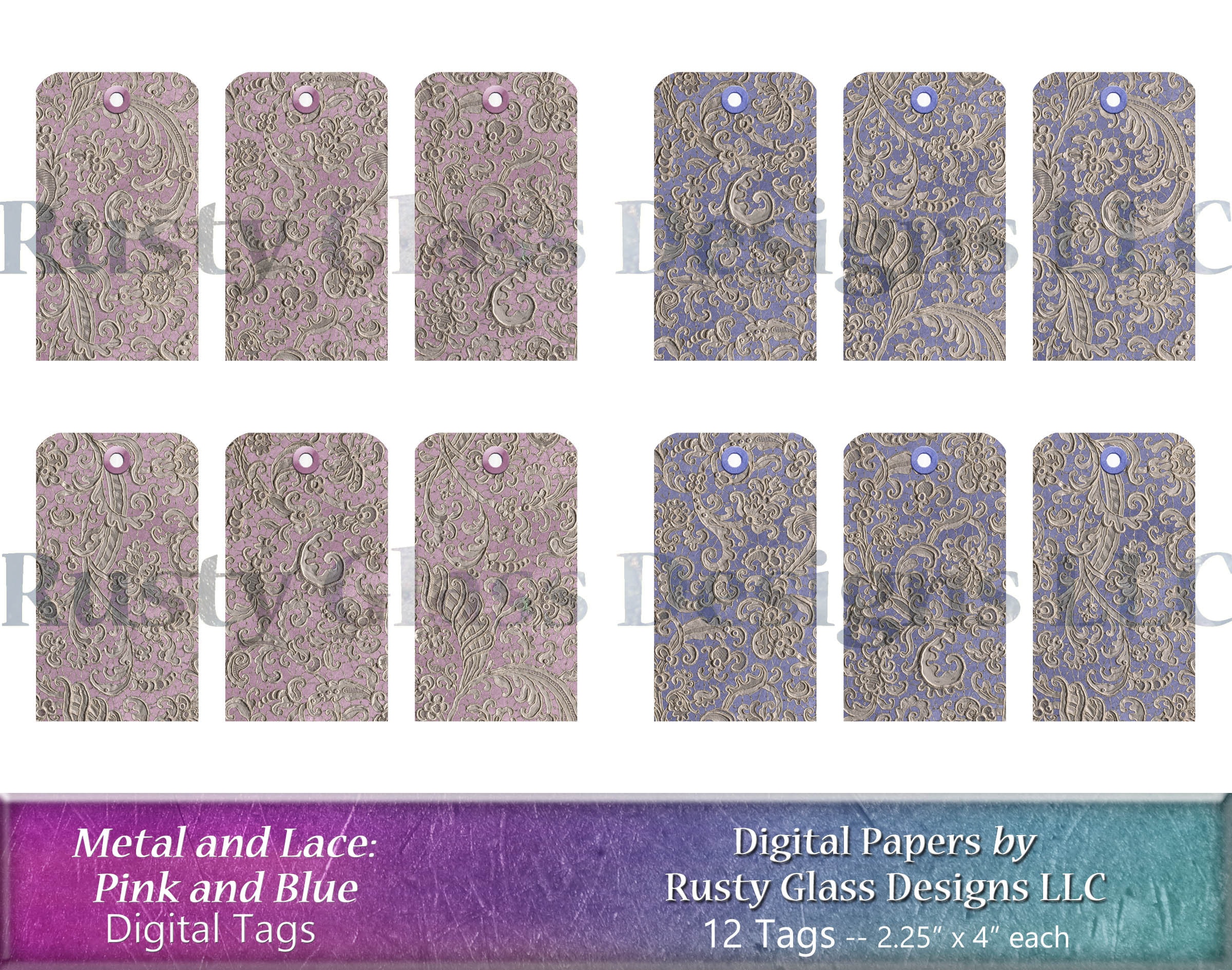 Digital Tags / Printable Tags / Gift Tags / Digital Download / - Etsy