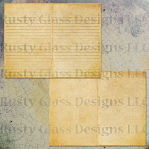 Gold Junk Journal Pages / Rose and Gold Borders / Digital Journal Pages ...