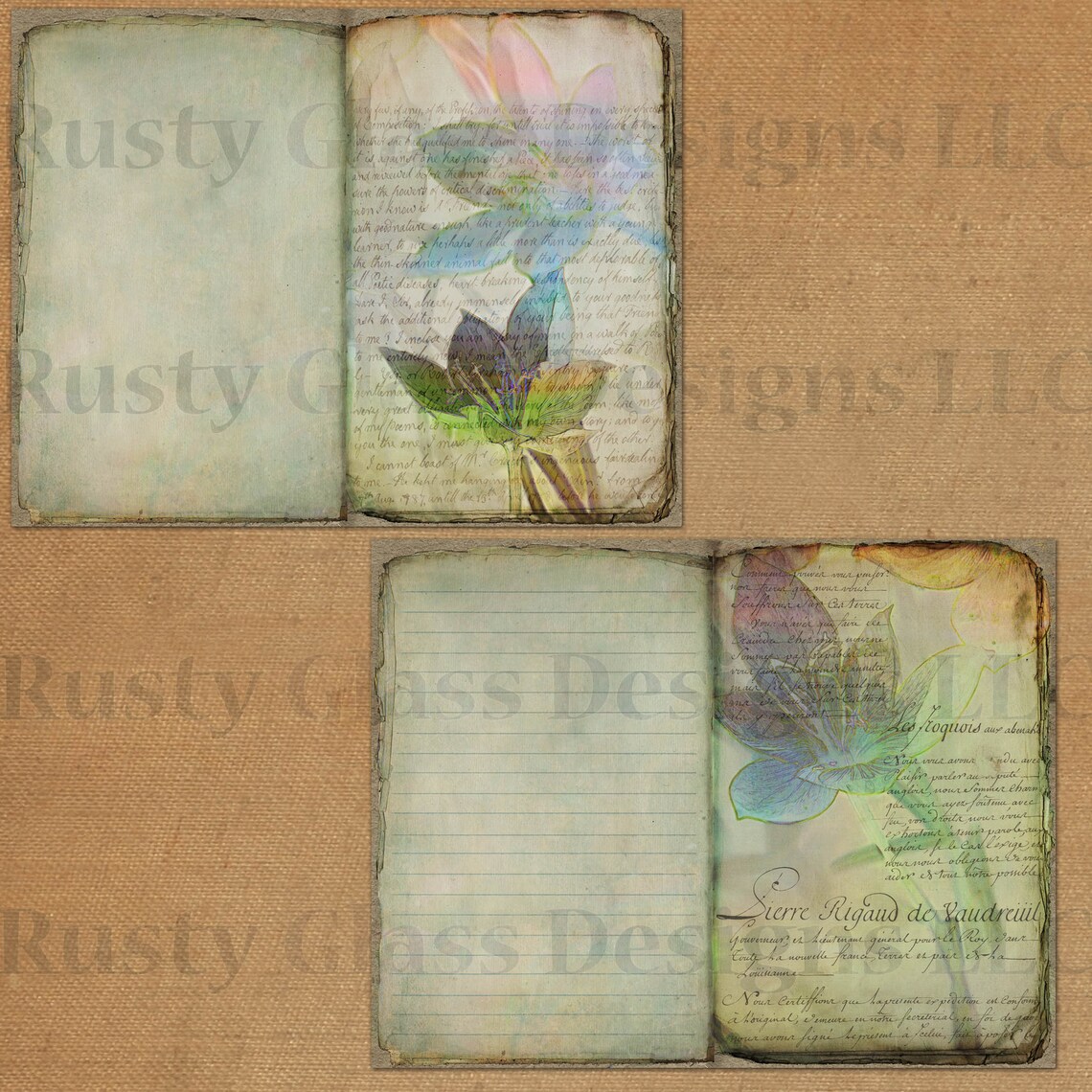 Junk Journal / Digital Journal Pages / Junk Journal Pages / Digital ...