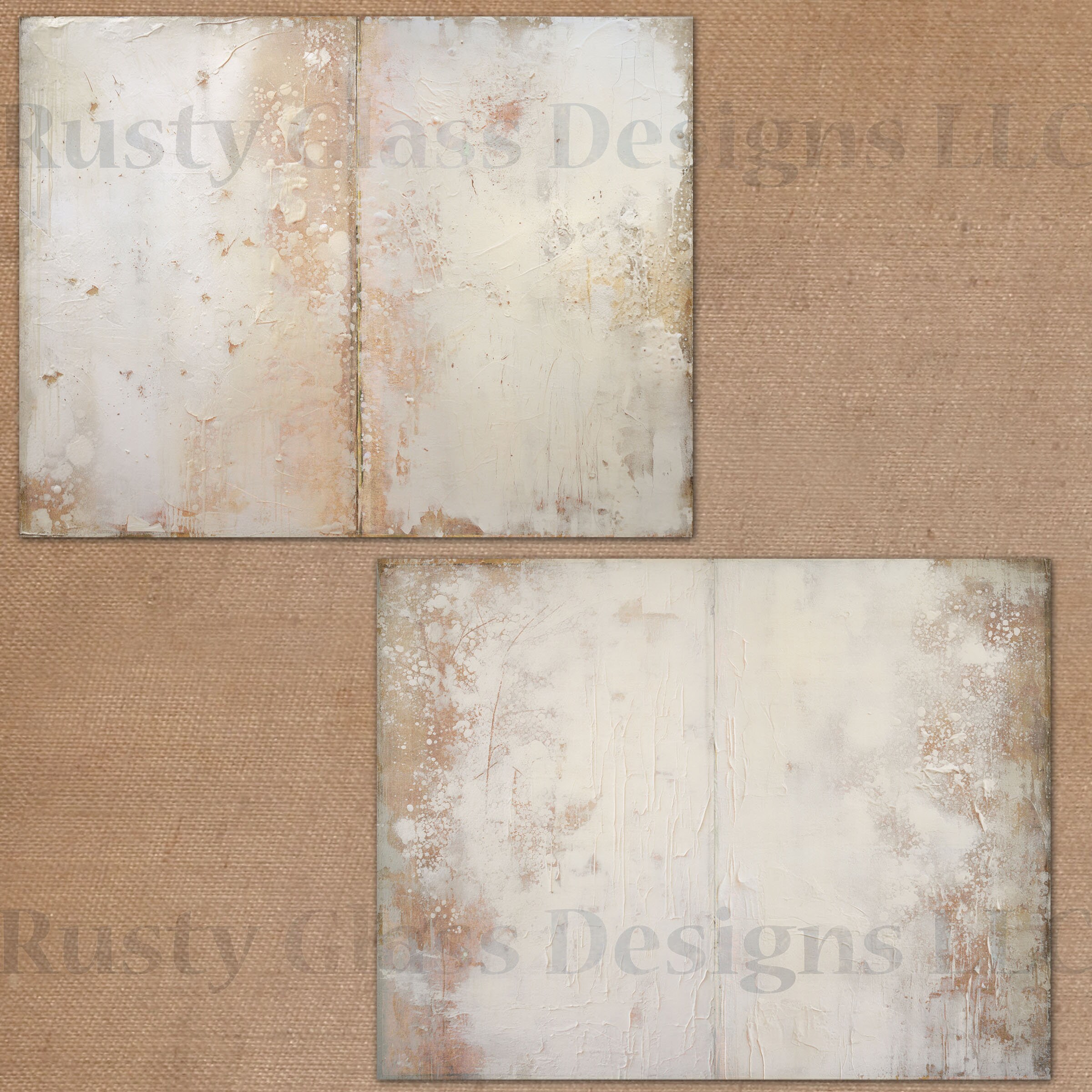 Abstract Plain Journal Pages, Printable Junk Journal, White Neutral ...