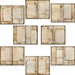 Ledger Stacks Junk Journal Pages, Set 3, Printable Journal Pages ...