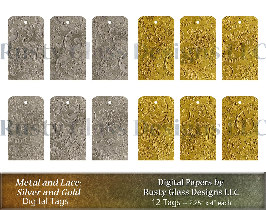 Digital Tags / Printable Tags / Gift Tags / Digital Download / Digital ...