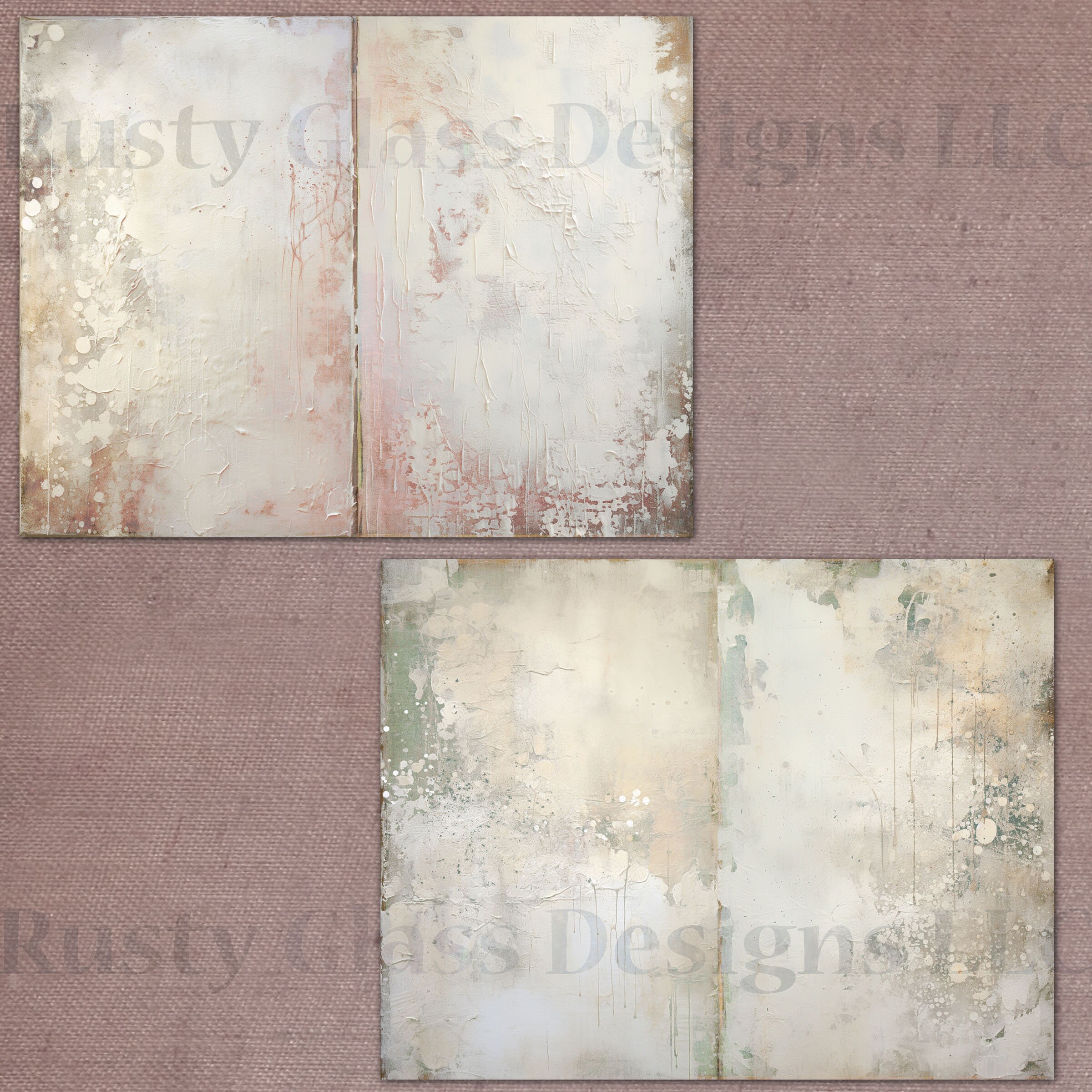 Abstract Plain Journal Pages, Printable Junk Journal, White Neutral ...