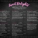 Editable TV Menu / Printable Template - Etsy Canada