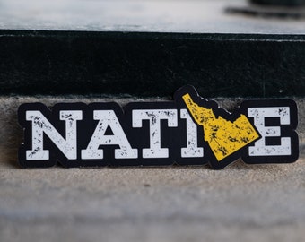 Idaho Native Sticker | Etsy