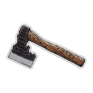 Idaho Hatchet Sticker - Etsy