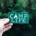 Camp Life Sticker - Etsy